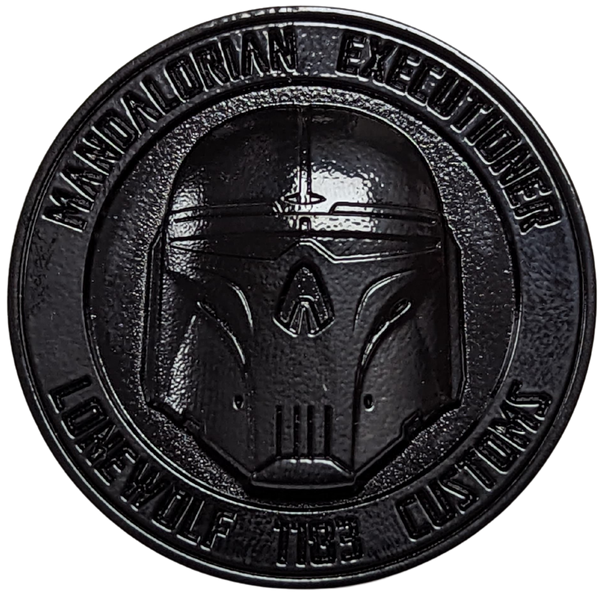 Executioner Challenge Coin- Stealth Edition – Lonewolf Customs